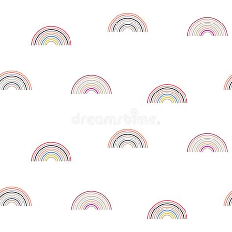 Arc Abstract Shapes Seamless Vector Pattern Stock Vector Illustration Of Decoration Napkin
