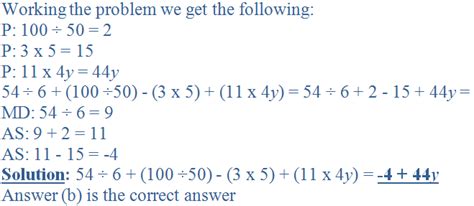 Grades 6 7 And 8 Math Middle School Algebra Order Of Operations Revisited