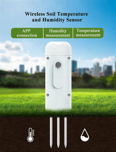 Zigbee Smart Soil Moisture Temperature Sensor