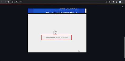 Streamlit App Running Can Not Show The Webpage With Message Refused To