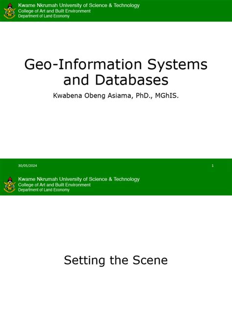 Lecture 1 Gis And Databases Pdf Databases Arc Gis