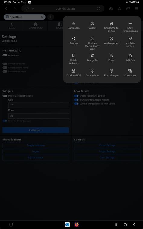 Display On Android Web View Is Wrong Issue OpenHausIO Frontend GitHub