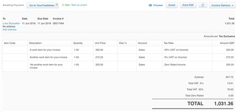 Syncing Invoices To Xero YourTradebase Help