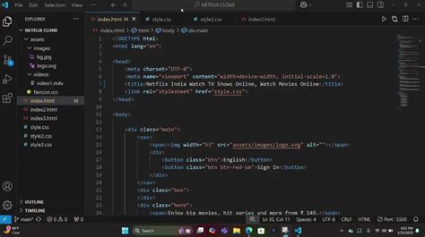 webdevelopment html5 css3 netflixclone uiuxdesign codingjourney