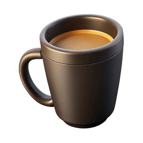 Immaculate Vintage Minimal Silhouette Of A Coffee Cup Crisp Edges Single Weight Stroke With