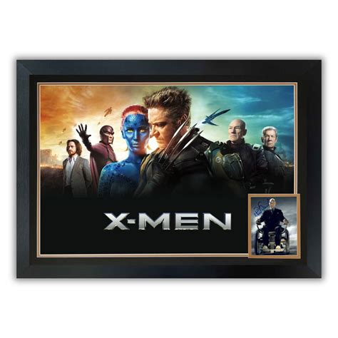Patrick Stewart Signed X Men Professor X Framed Sci Fi Collectible 38