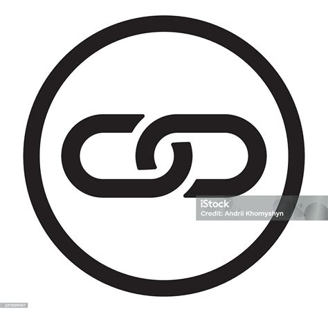 연결된 원 아이콘으로 연결 통일성 또는 체인을 나타냅니다 흰색 배경에 깨끗하고 최소한의 그래픽 기호입니다 웹 기술 또는 소셜 미디어 디자인에 적합합니다 0명에 대한 스톡