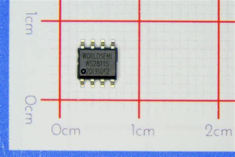 ws2811 3 kanals konstant strøm led driver ic fibel