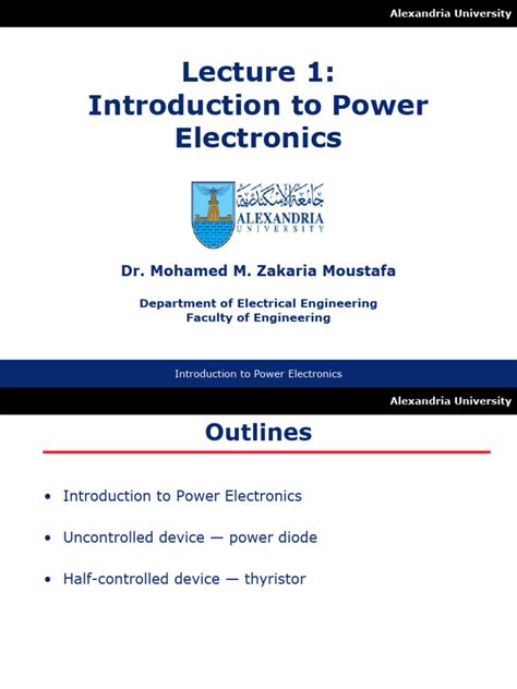 introduction to power electronics pdf power electronics diode