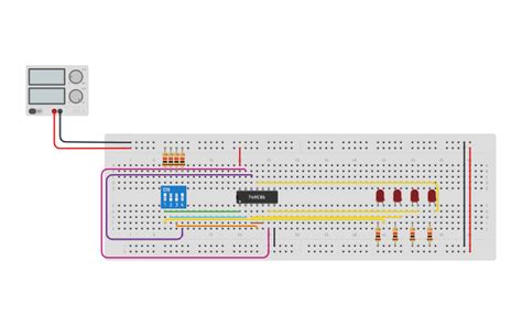 circuit design gray to binary code converter tinkercad