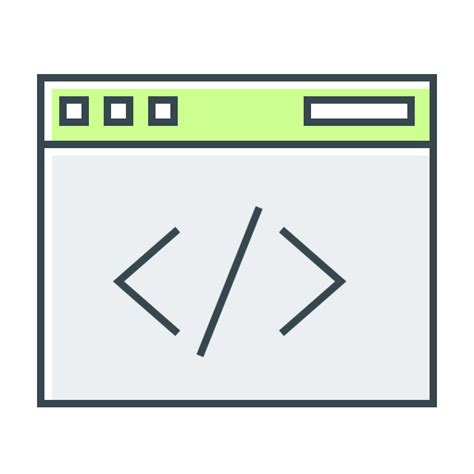 Coding Generic Outline Color Icon Coding Generic Outline Color Icon