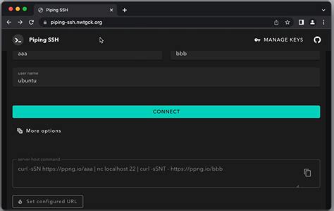 Github Nwtgckpiping Ssh Web Ssh Over Via Piping Server On Web Browser