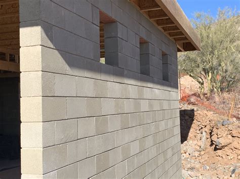 Finished Cinder Block Exterior