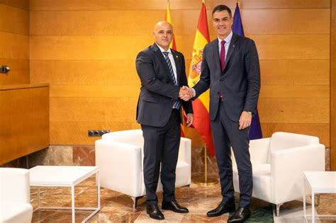 Dimitar Kovachevski On Linkedin Шпанија останува верен поддржувач на Северна Македонија во