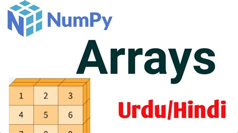 numpy array object explained python numpy basics youtube