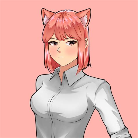 Nekomimi Anime Girl By Pensilajaib09 On Deviantart