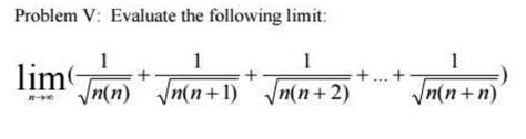 solved problem v evaluate the following