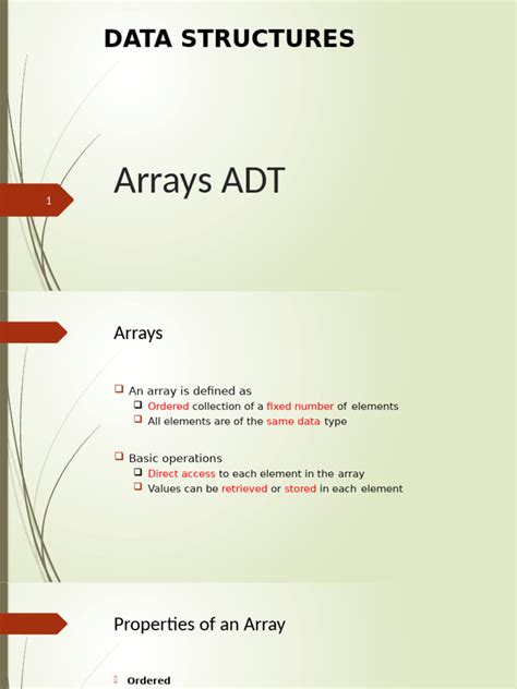 2 Dsa Array Adt Pdf Data Type C Programming Language 2 Dsa Array Adt Pdf Data Type C Programming Language