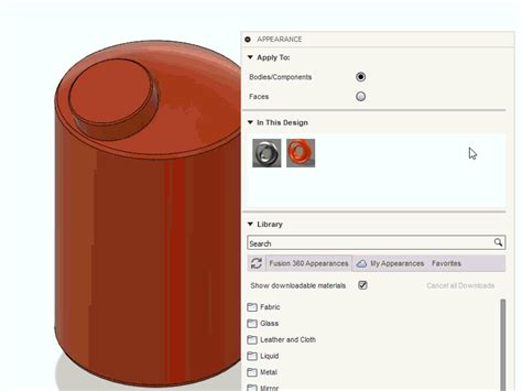 solved revert to default material and appearance autodesk community