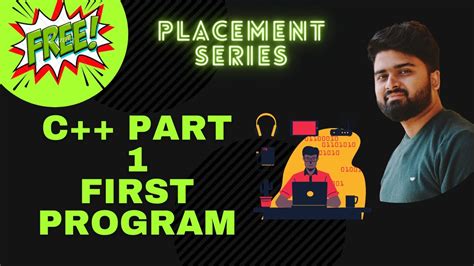 C Course First Program Iostream Namespace Part1 Youtube