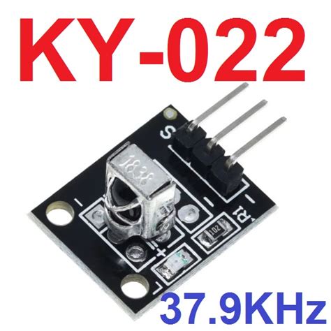 Ky 022 Infrared Sensor Receiving Module Tl1838 Vs1838b Hx1838 Universal Ir Infrared Sensor