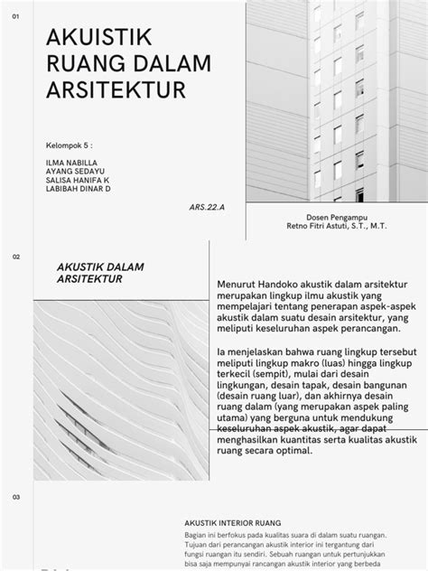 Kelompok 5 Akustik Ruang Dalam Arsitektur Pdf