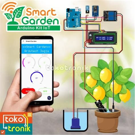 Jual Arduino Iot Smart Garden Kit Arduino Iot Penyiram Tanaman Otomatis Shopee Indonesia