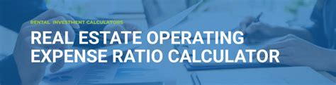 Operating Expense Ratio Calculator Formula And Excel Sheet