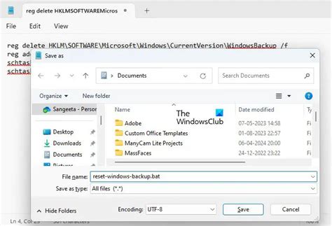 How To Reset Windows Backup To Default In Windows 11 10