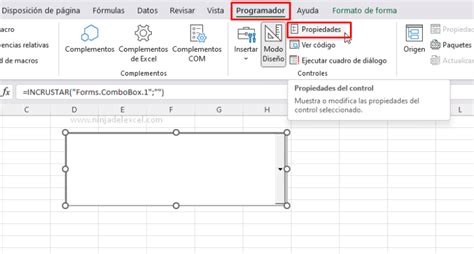 Cambiar El Color De Fondo Del Cuadro Combinado En Excel Ninja Del Excel
