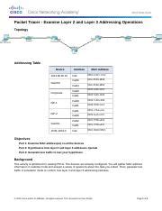 Examine Layer 2 And Layer 3 Addressing Operations A Practical Course Hero