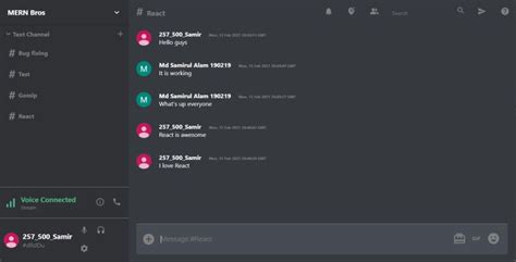 Md Samirul Alam On Linkedin Discord Clone With React And Firebase Code Link