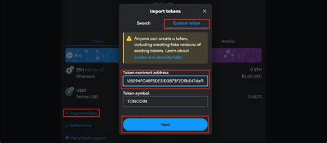How To Add The Open Network Ton To Metamask Wallet Kucoin Learn