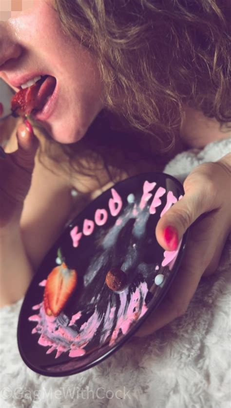 Cum On Food Being Eaten