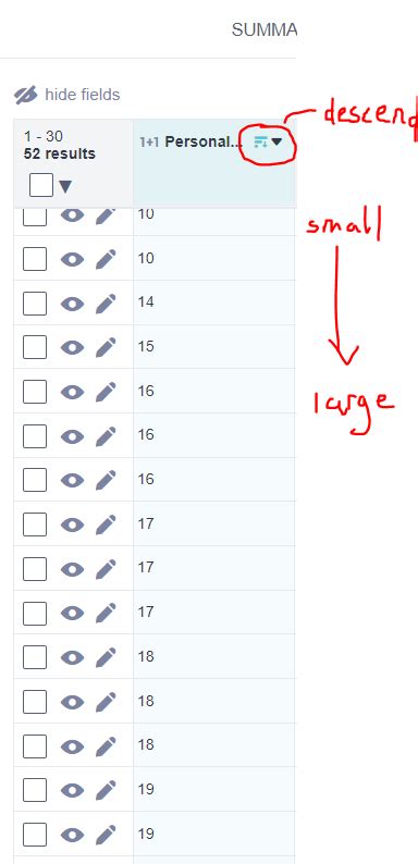 ascending and descending are switched in the data table bug reporting