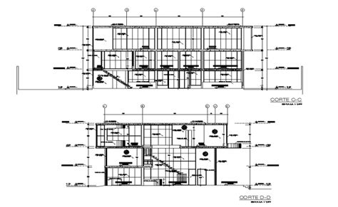 Multi Story Tourist Hotel Building Floor Plan Cad Drawing Details Dwg File Artofit