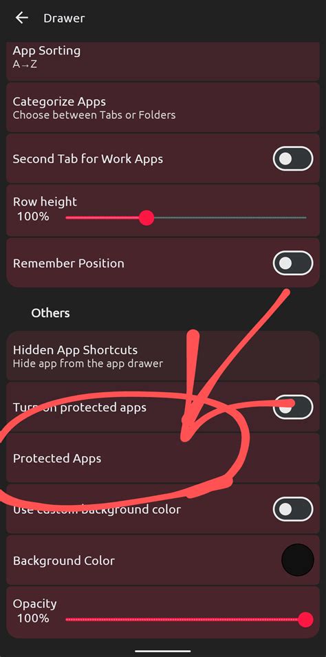FEATURE App Protection Support For Crdroid Rom Issue LawnchairLauncher Lawnchair