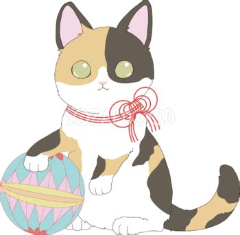 和風 かわいい猫イラスト無料 フリー88758 素材good