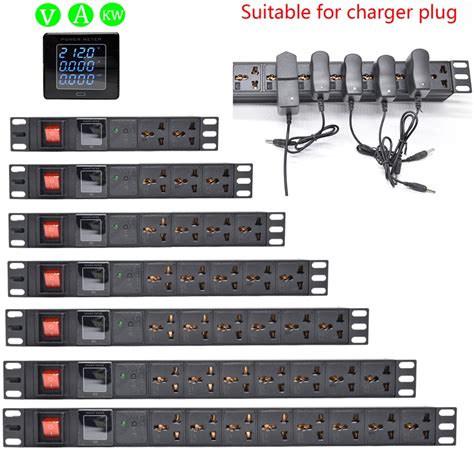 Horizontal Dedicated Pdu Cabinet Power Distribution Device Socket Power Strip For Chargers
