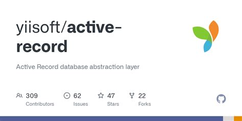 Github Yiisoftactive Record Active Record Database Abstraction Layer