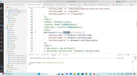 C101 Laravel Framework Create Crud Laravel Framework Part I Youtube