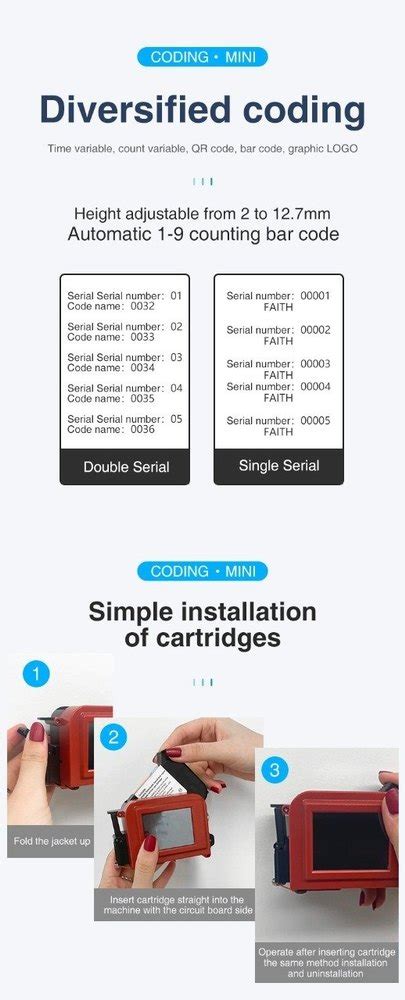 Mini Printer Batch Coding Machinemrp Printercoding Machine Bar Code Printerlogo Printer