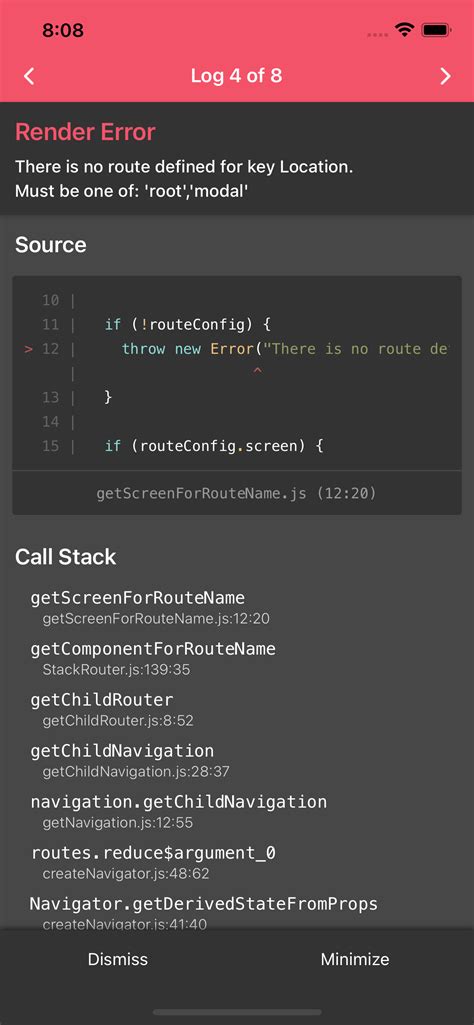 Error There Is No Route Defined For Key Location Must Be One Of Root Modal Issue