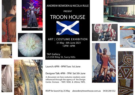 Art And Costume At Tap Gallery Troon House Andrew Bowden Nicola Rule