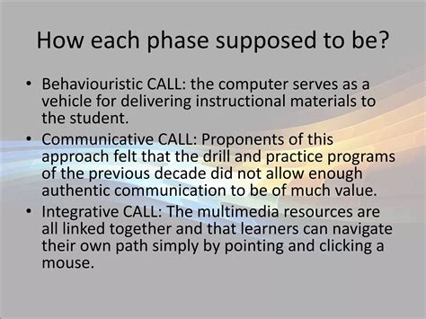 Computer Assisted Language Learning Pptx