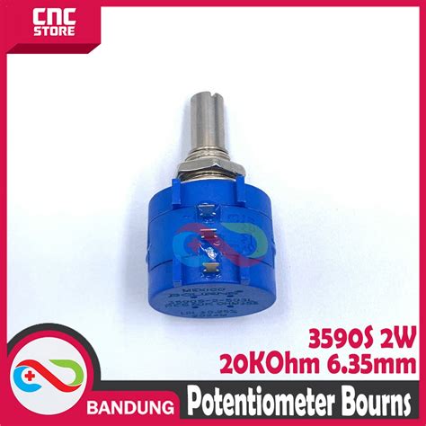 Jual Potentiometer Bourns Multi Turn 3590s 20k 2w Potensio Potentio