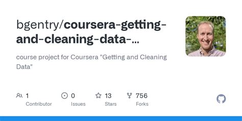 Github Bgentrycoursera Getting And Cleaning Data Project Course Project For Coursera