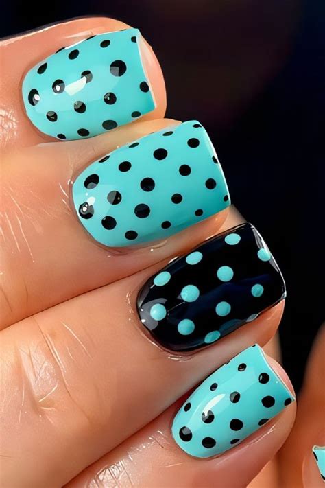 25 Chic Polka Dot Nail Designs That Look Sophisticated Polish And Pearls