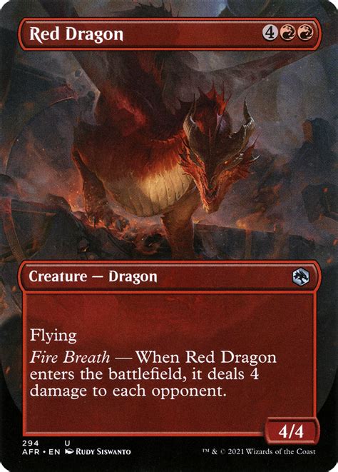 Mtg Legendary Red Dragons