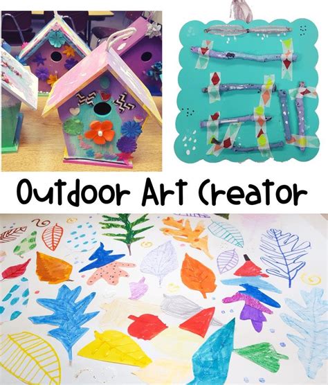 Outdoor Art Creator Badge Brownie Girl Scouts Girl Scout